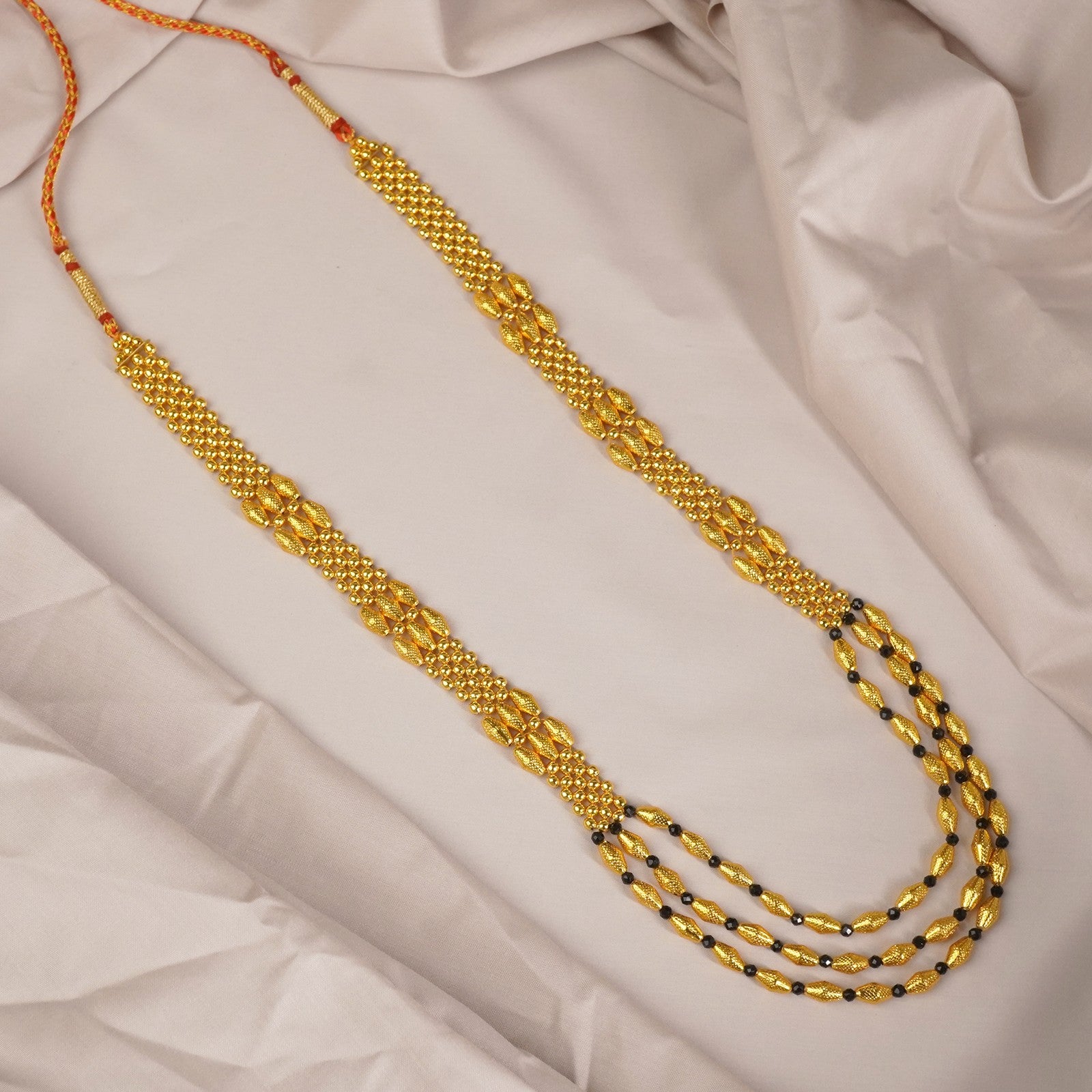 Spot mani gold bormala design Black – Rishabh Gold